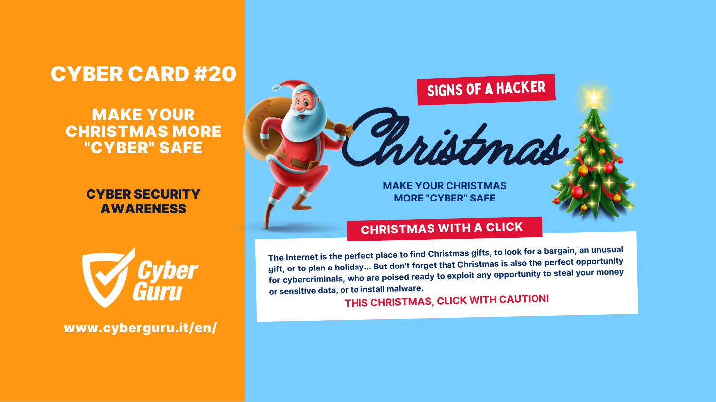 Cyber Card #20 - For a safer "cyber" Christmas