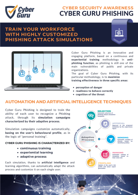 Datasheet – Cyber Guru solutions for Cyber Security Awareness