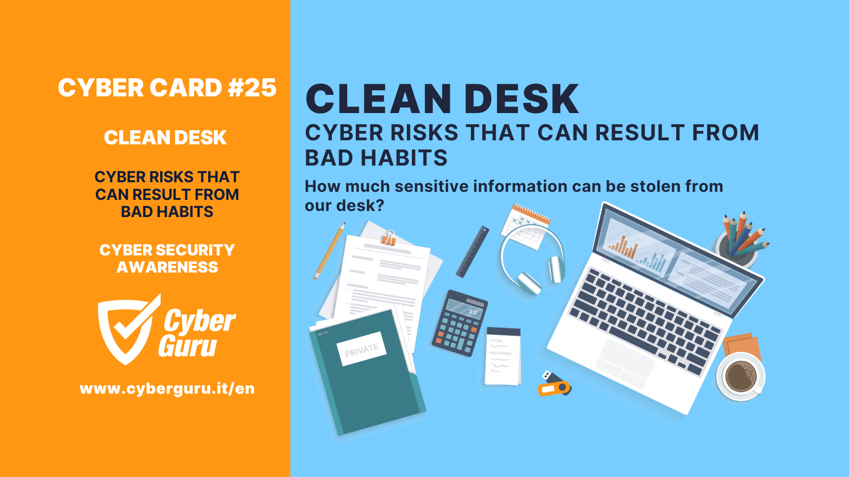 Clean Desk Policy Infographics