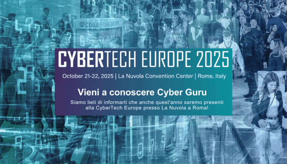 CyberTech Europe 2025: vieni a trovarci al nostro stand!